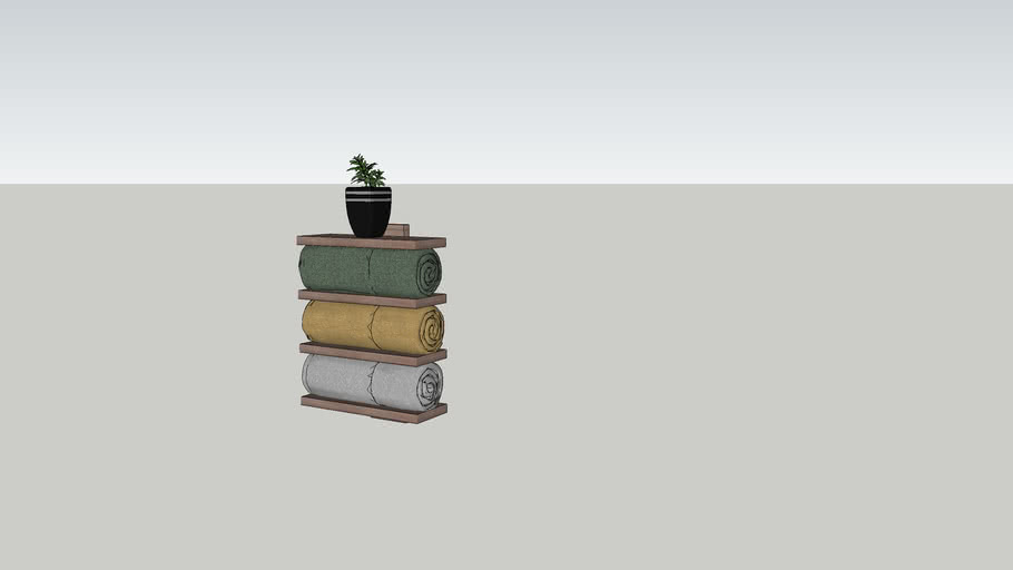 Bathroom Towels | 3D Warehouse