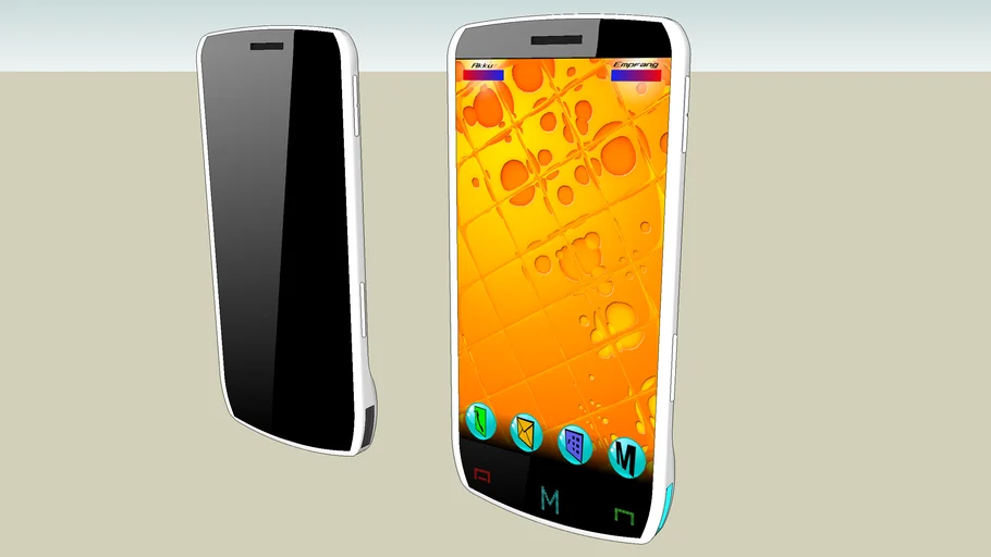 Mobiltelefon, cell phone, portable (MPG-T9807) | 3D Warehouse