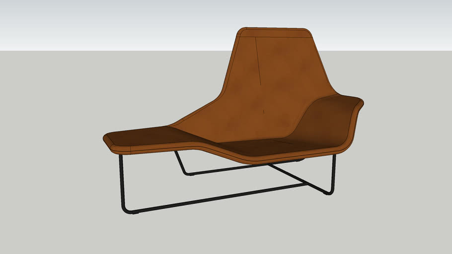 Zanotta - Lama Chair | 3D Warehouse