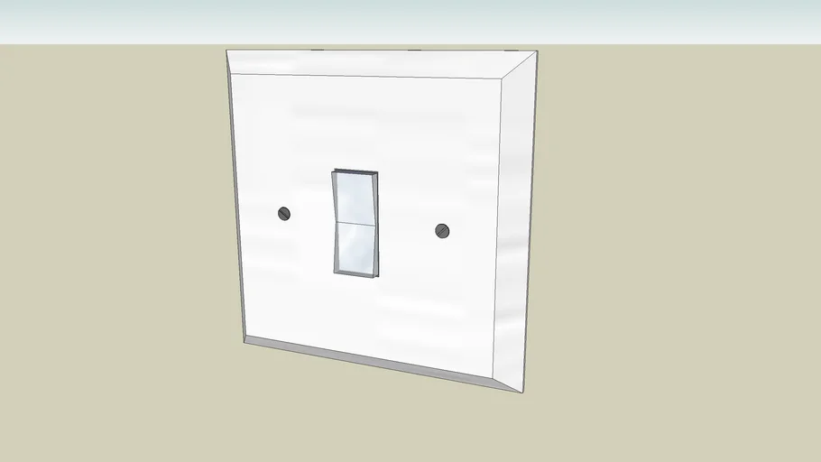 Simple Light Switch | 3D Warehouse