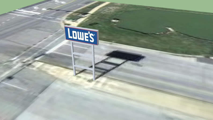 Lowe's Sign | 3D Warehouse