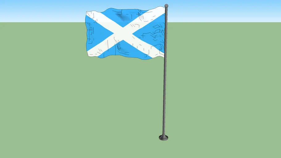 Flag of Scotland (1542-2003) | 3D Warehouse