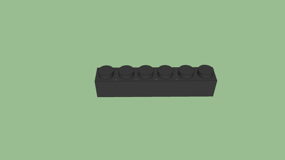 Lego Piece 1x6 | 3D Warehouse