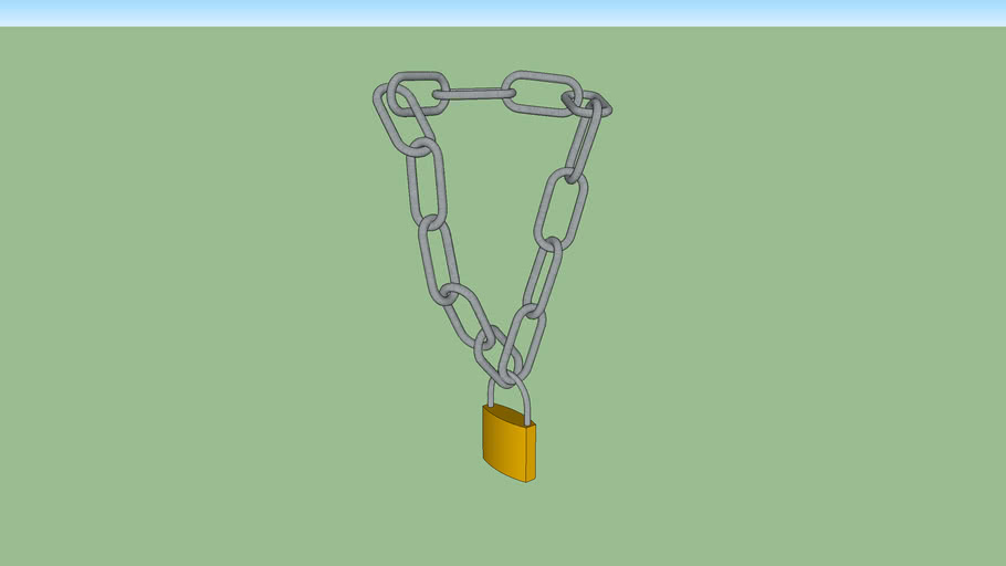 Lock & chain | 3D Warehouse
