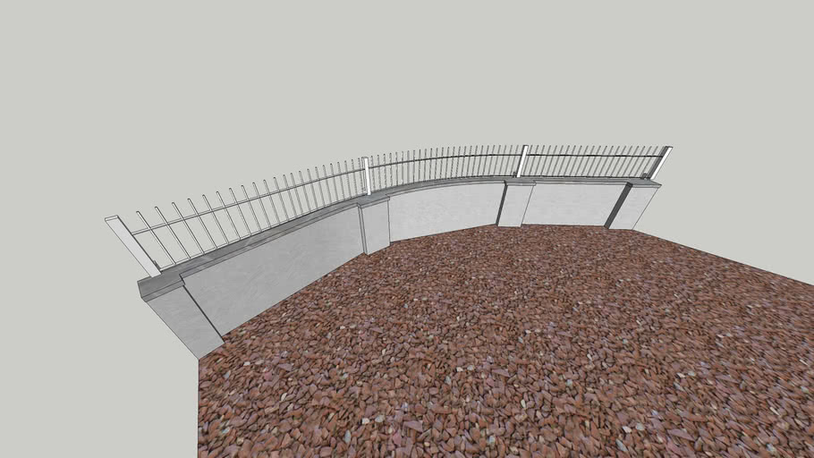 Curved railings | 3D Warehouse
