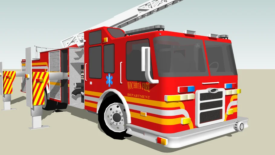 Unfinished Wichita Fire Quint | 3D Warehouse