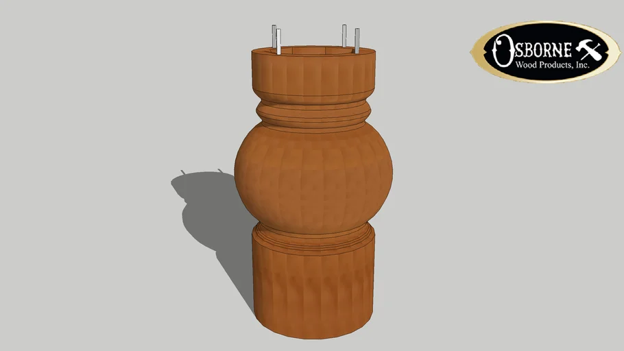 Shallowford Pedestal | 3D Warehouse