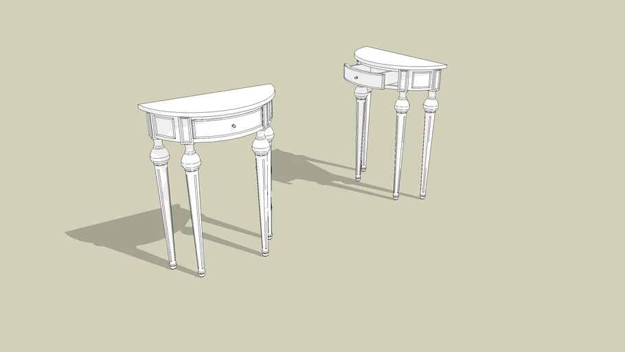 SIDETABLE VINTAGE | 3D Warehouse