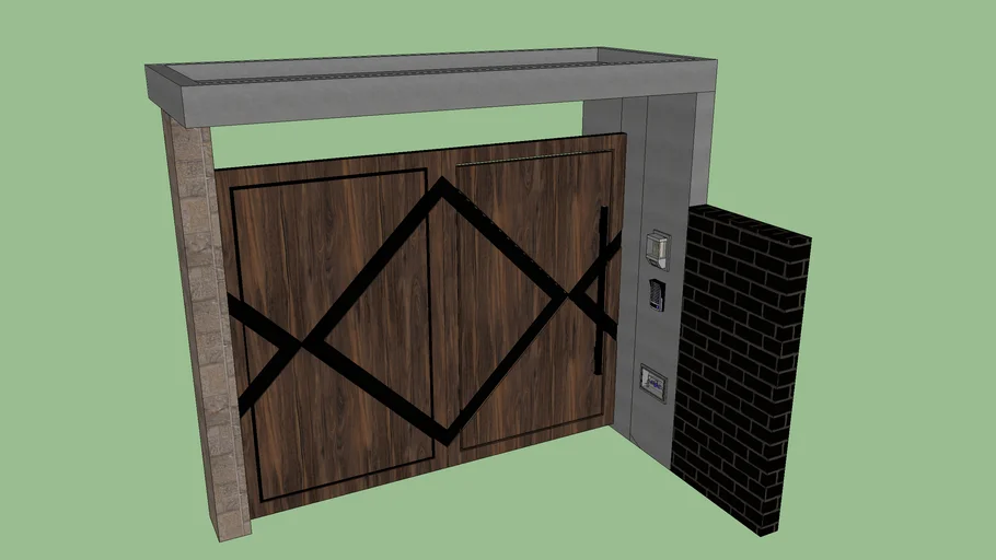 PORTON -PUERTA - DOOR- GATE | 3D Warehouse