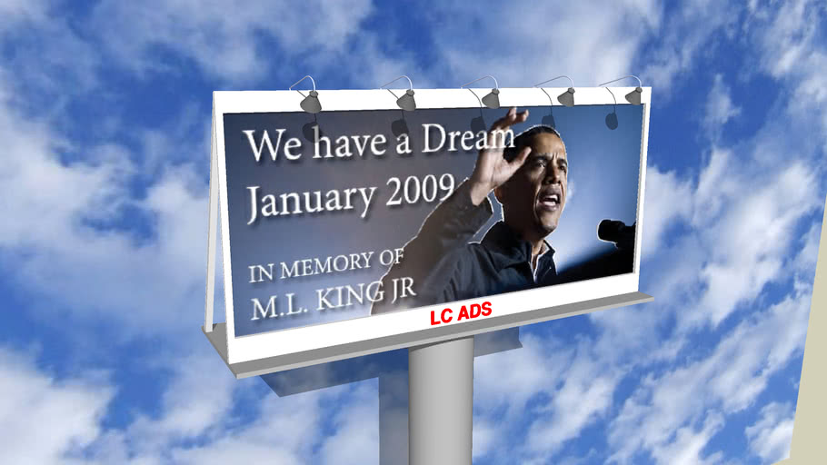 BILLBOARD OBAMA | 3D Warehouse