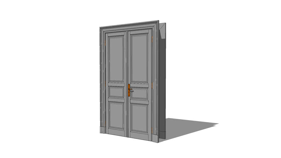 Classic Door_2400x1300 | 3D Warehouse