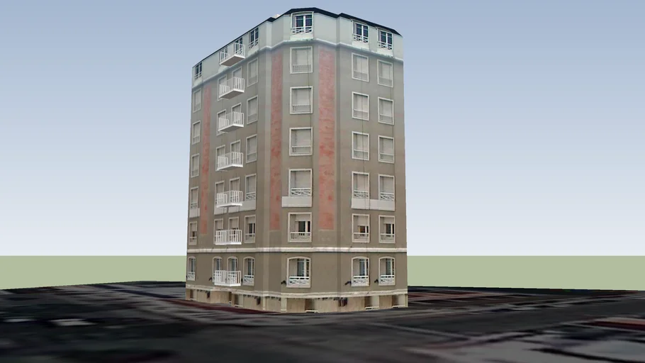 Edificio en Colón y Tucumán | 3D Warehouse