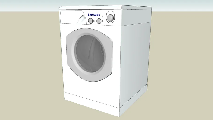 Samsung washing machine | 3D Warehouse