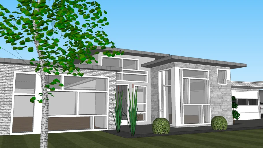 Small Modern House | 3D Warehouse