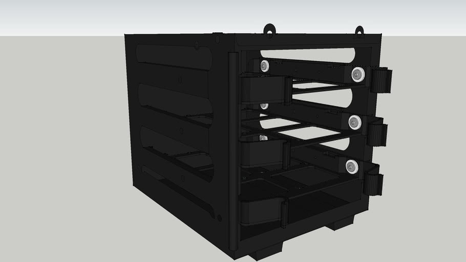 Corsair HDD cage | 3D Warehouse