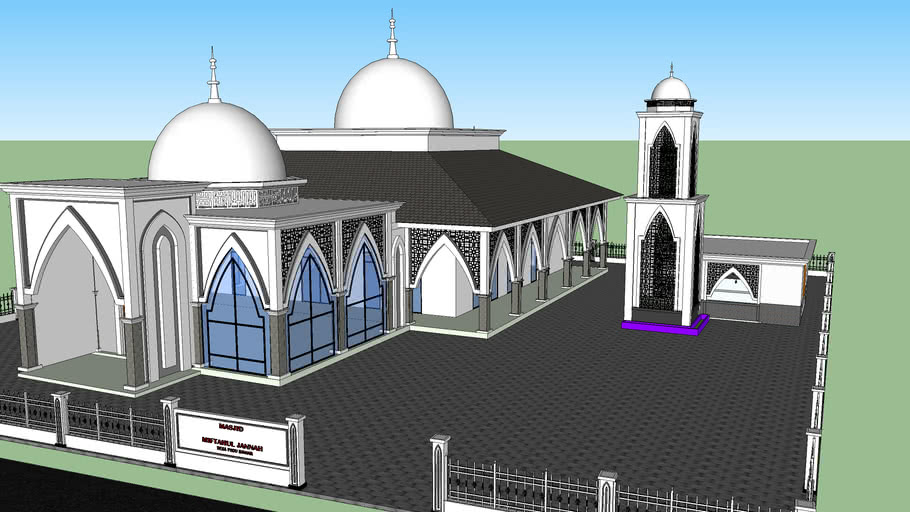 MESJID PUTIH | 3D Warehouse