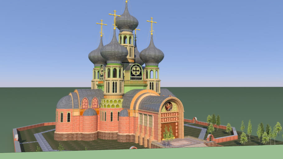 Russian orthodox church - Eastern Orthodox church Concept Design # 3 ...