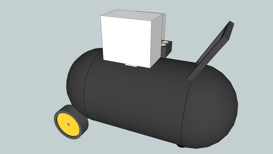 Horizontal Air Compressor | 3D Warehouse