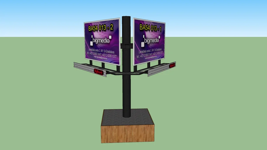 Bigboard 6x3 BA BA54 013 | 3D Warehouse