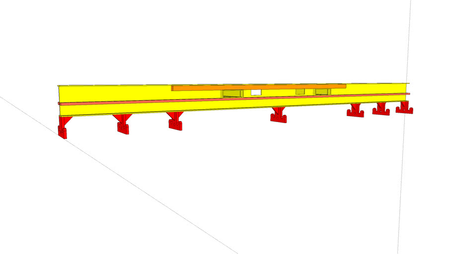 18 ft Picking beam using a Forklift | 3D Warehouse