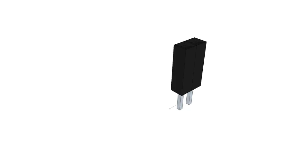 header-2x1 1.54mm pitch | 3D Warehouse