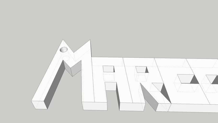 LETRERO | 3D Warehouse