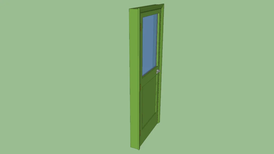 green door | 3D Warehouse
