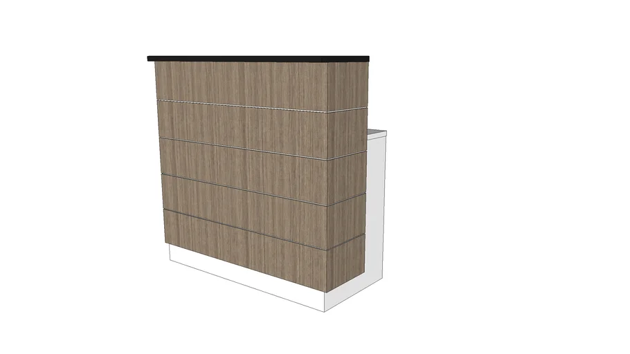 Receptionist Desk | 3D Warehouse