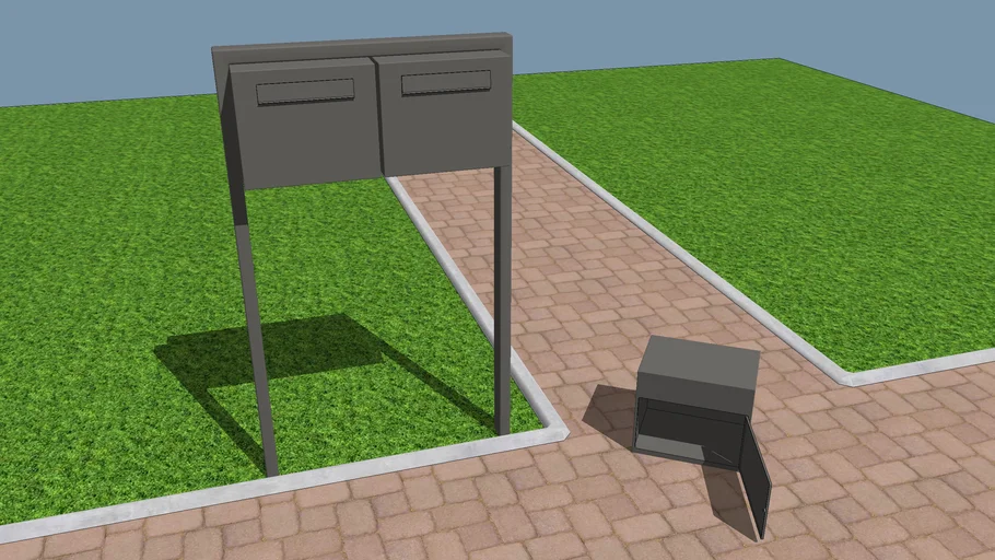 two big mailboxes | 3D Warehouse