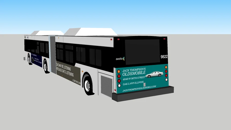 1998 new flyer d60lf | 3D Warehouse