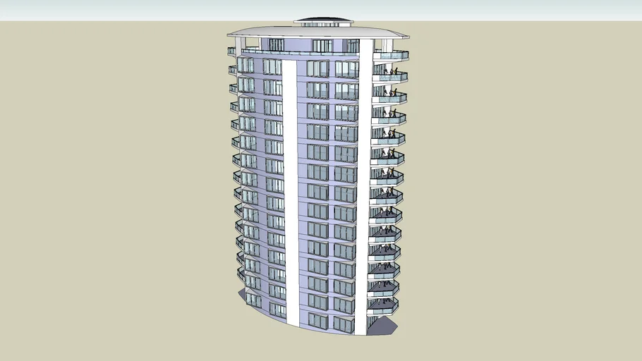 Apartment Block | 3D Warehouse