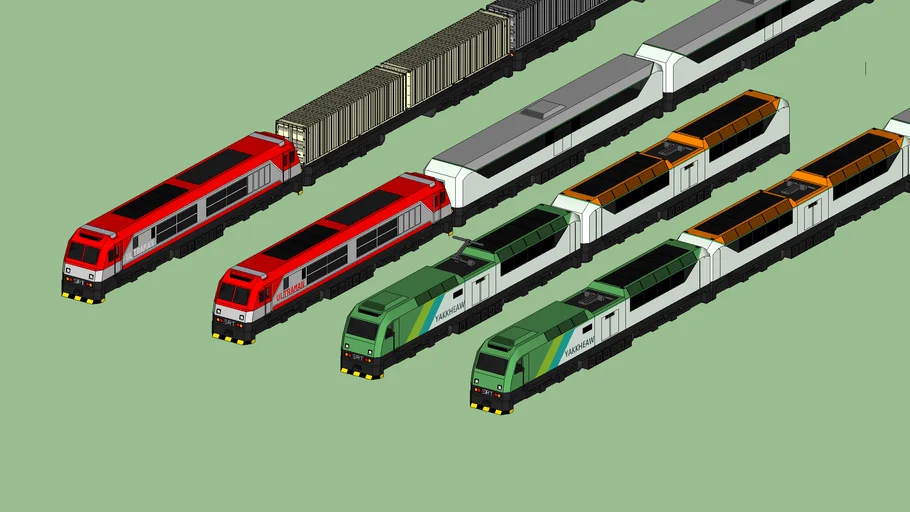 train ultraman yakkheaw | 3D Warehouse