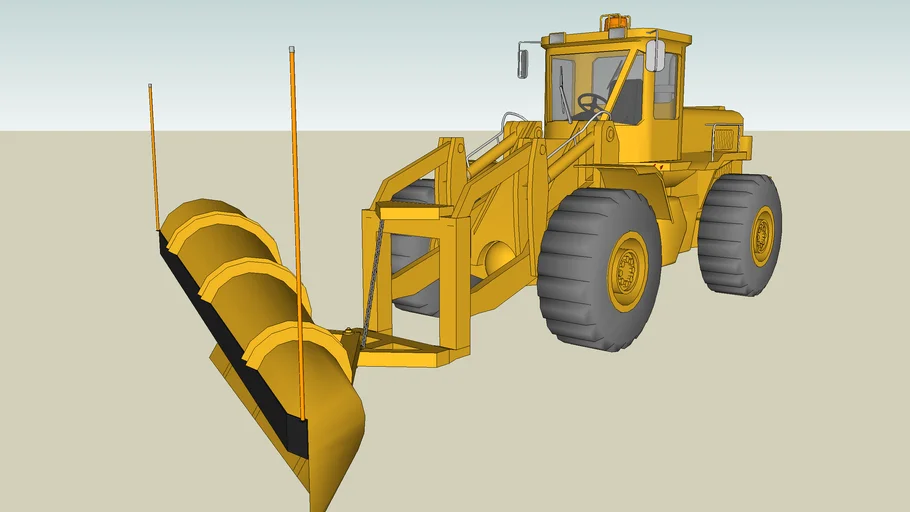 Loader Snow Plow | 3D Warehouse
