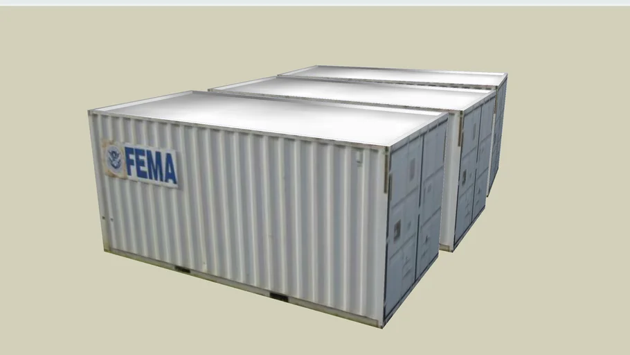 Three FEMA Containers on Lana'i Island | 3D Warehouse