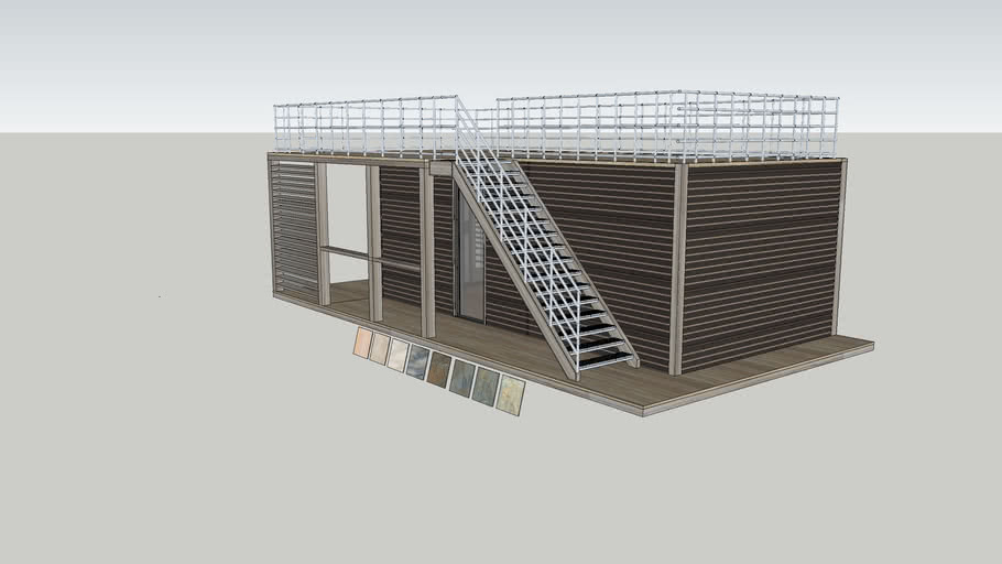 kup cube roof stair | 3D Warehouse