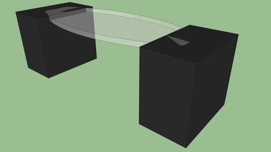 Executive desk | 3D Warehouse