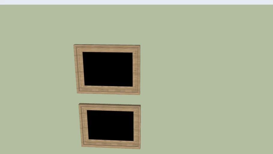 quadro com moldura dourada | 3D Warehouse