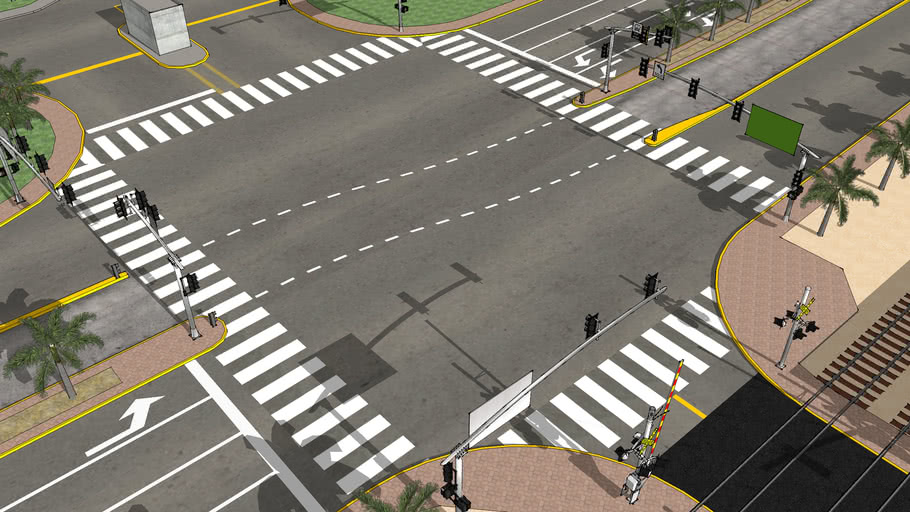 Mexicali Bus Intersection | 3D Warehouse