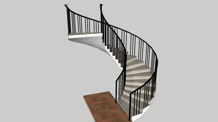 circular staircase | 3D Warehouse
