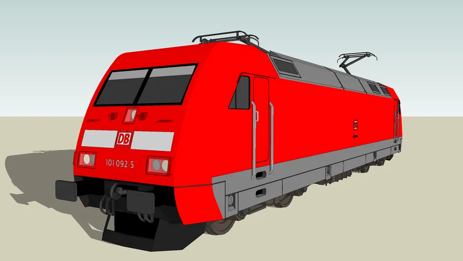 ADtranz - Baureihe 101 / Verkehrsrot Livery | 3D Warehouse