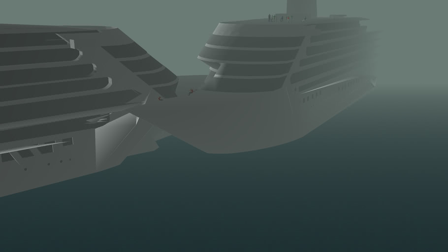 Catastrophic collision cruise ship (part 1) | 3D Warehouse