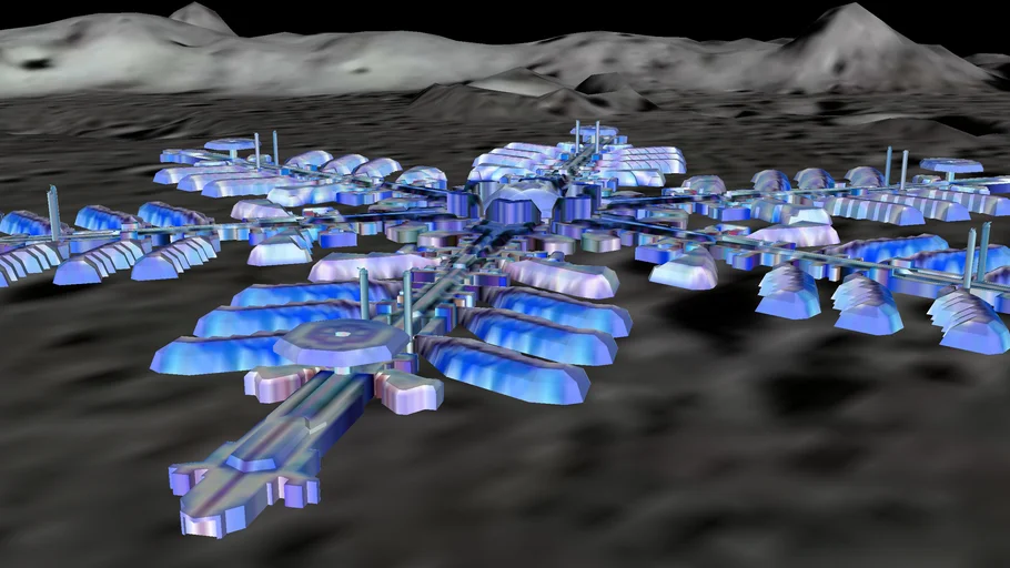 Snowflake lunar base | 3D Warehouse