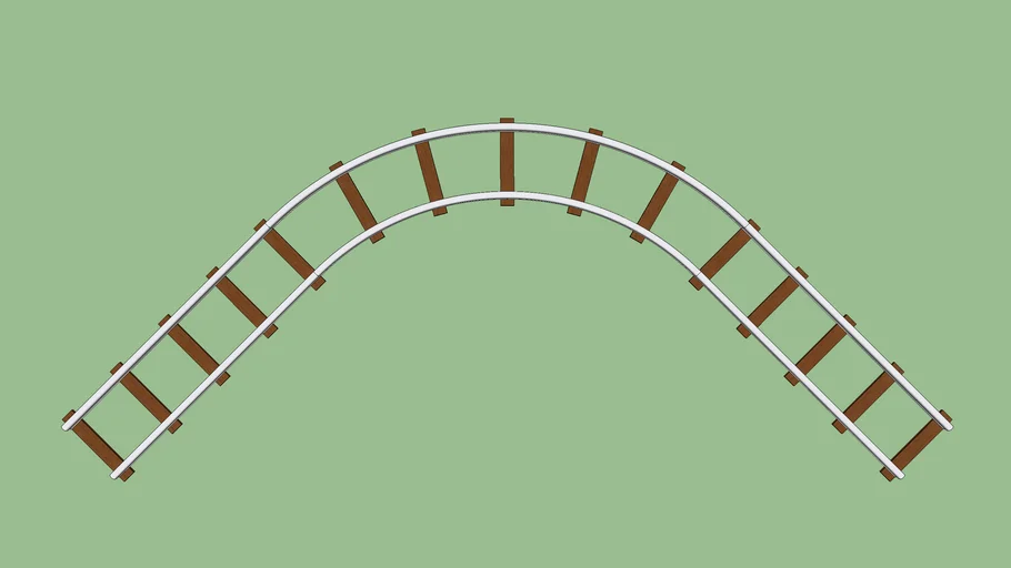 railroad track turning | 3D Warehouse