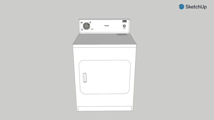 Estate (By Whirlpool) electric Dryer | 3D Warehouse