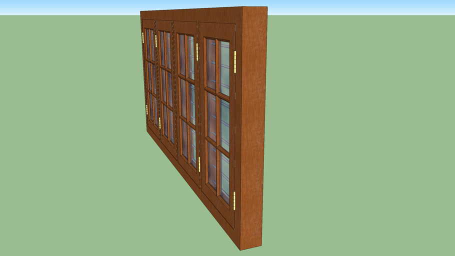 DIBAC KITCHEN WINDOW-4 LEAF - KERALA | 3D Warehouse