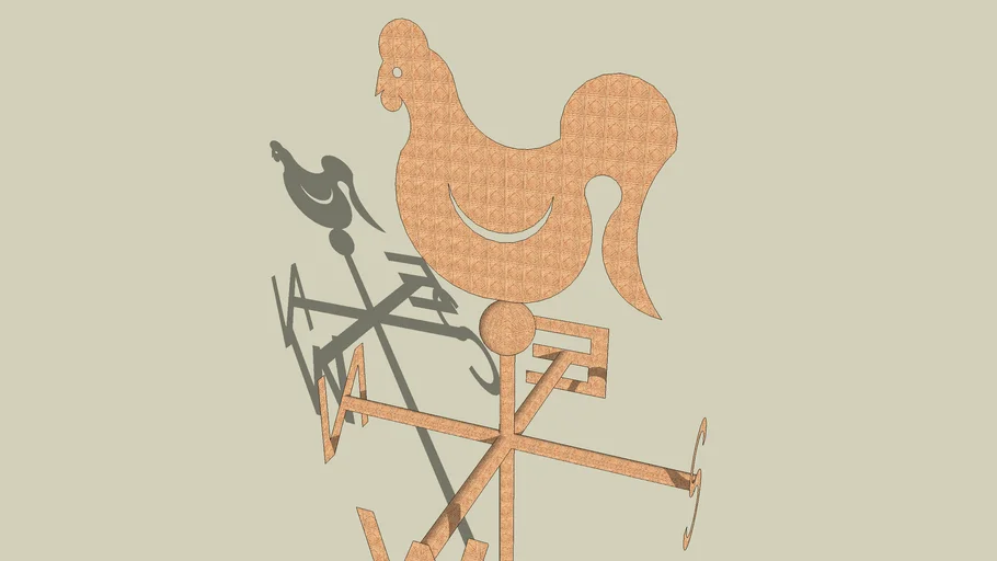A weathercock | 3D Warehouse