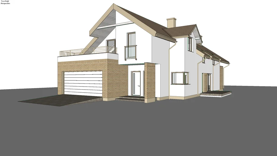 House - Separated into Layers, Groups and Components | 3D Warehouse