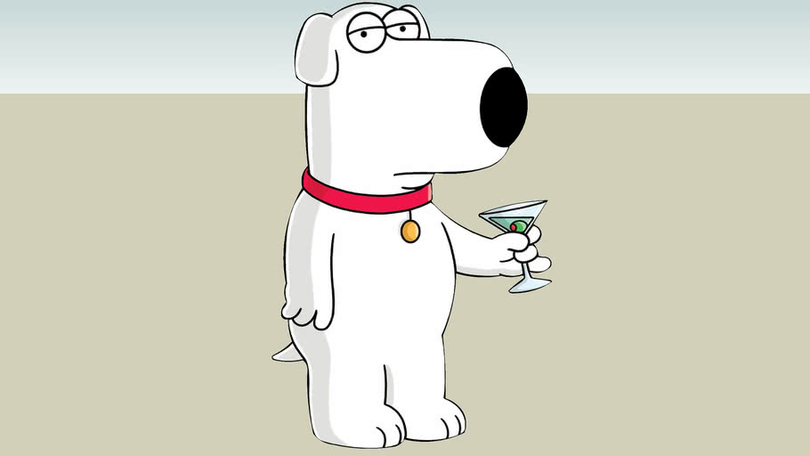 2D Brian Griffin | 3D Warehouse