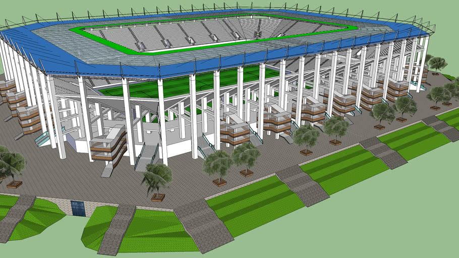 football stadium (simple) | 3D Warehouse