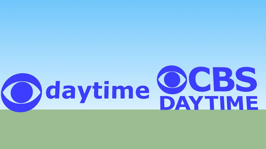 2 logos of CBS daytime | 3D Warehouse